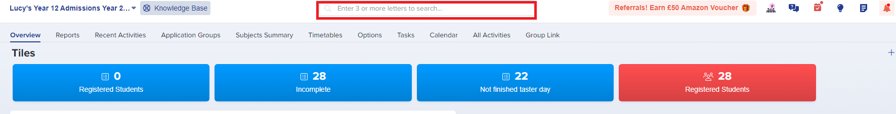 How to quickly check application status